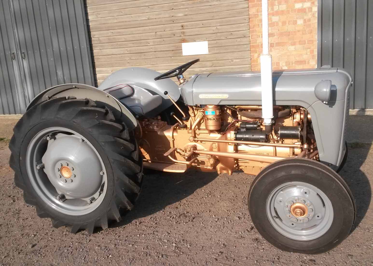 Ferguson FE35 grey-gold 2WD tractor. Registration GEG 771. Serial ...