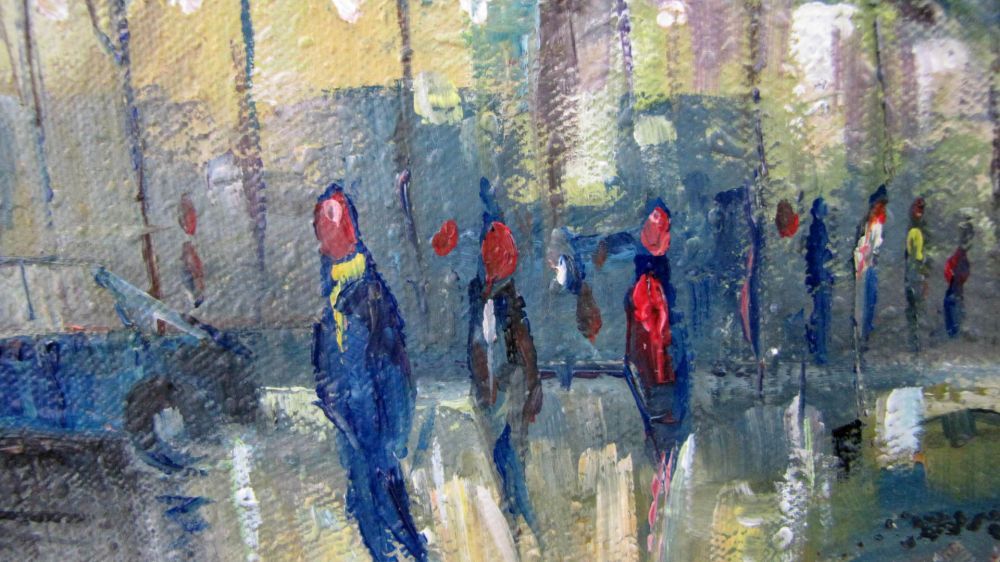 John Victor JABLONSKI (1915 - 1990). Notre Dame, Paris. 40 cm x 50 cm ...