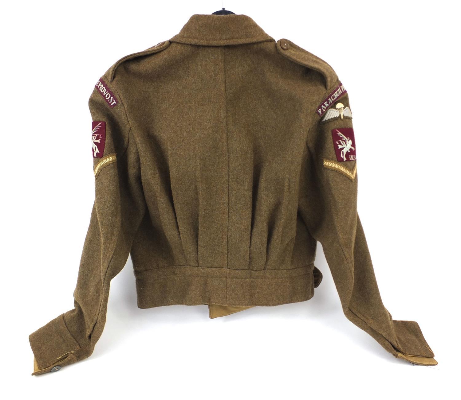 British military interest World War II jacket, with parachute regiment ...