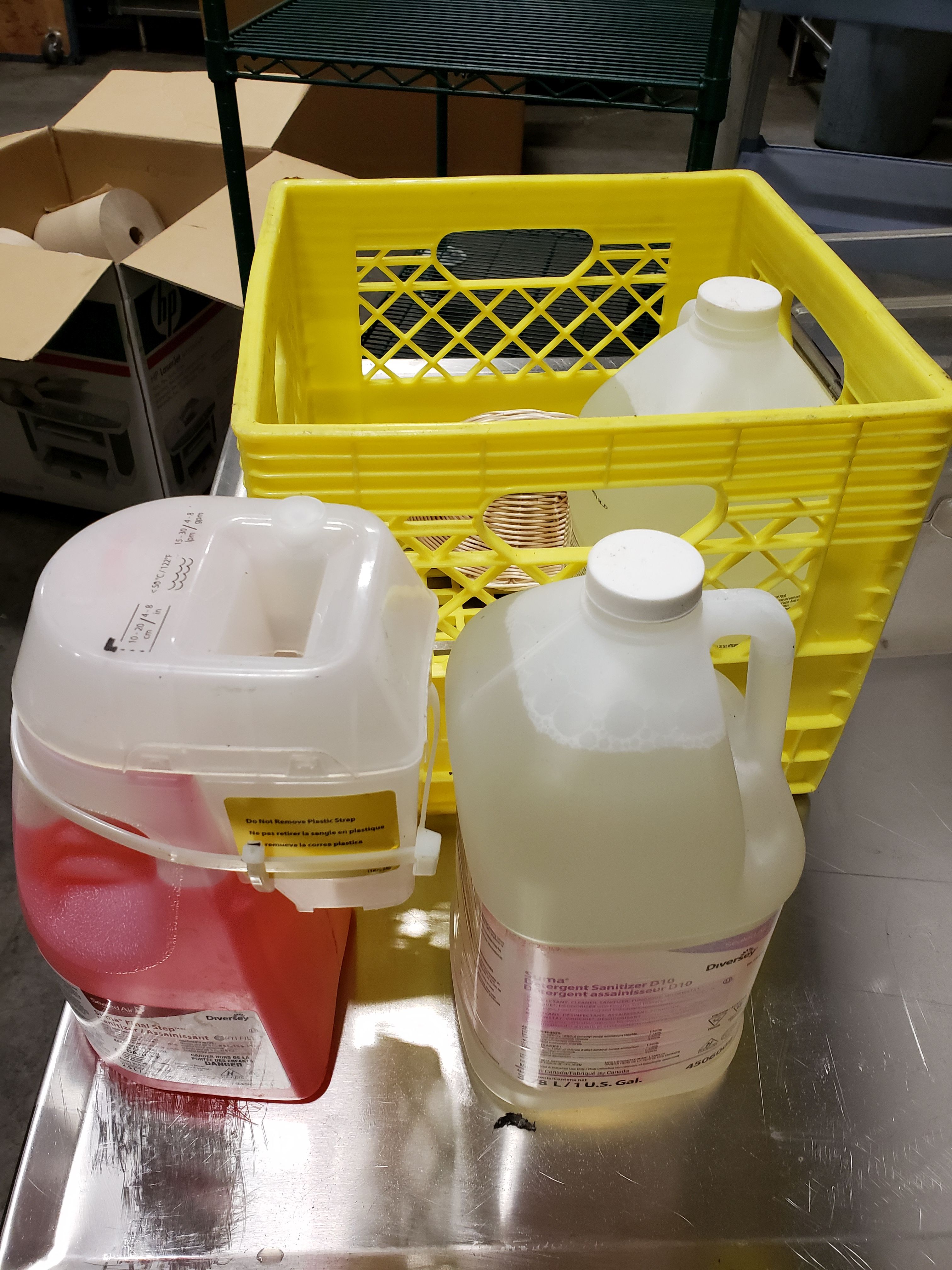 Suma Final Step Sanitizer x 1 & Suma Detergent Sanitizer x 2,Used ...