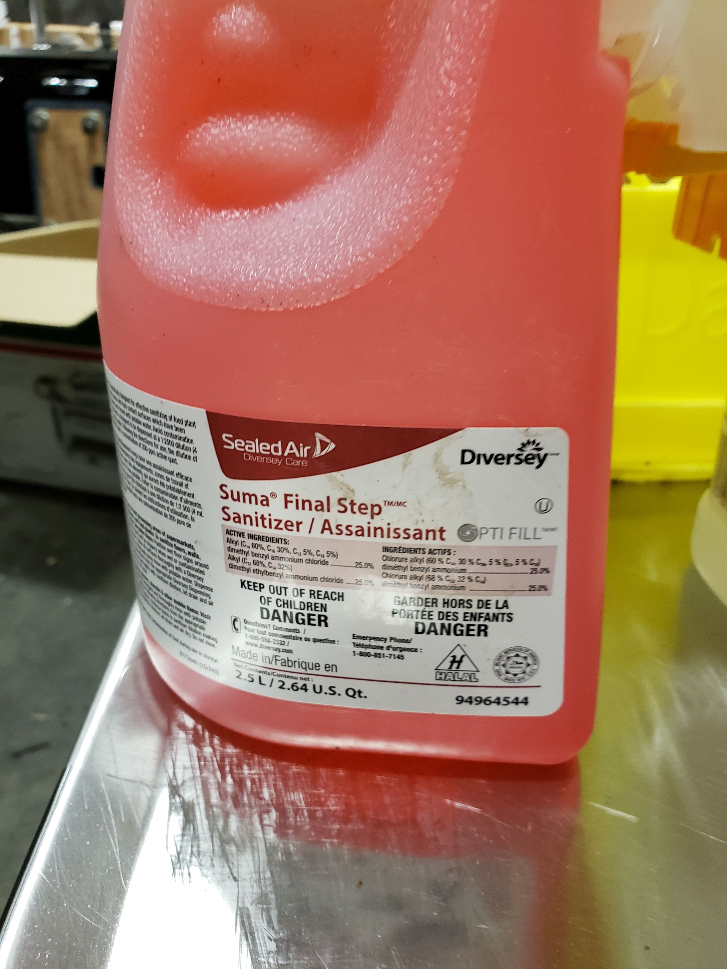 Suma Final Step Sanitizer x 1 & Suma Detergent Sanitizer x 2,Used ...