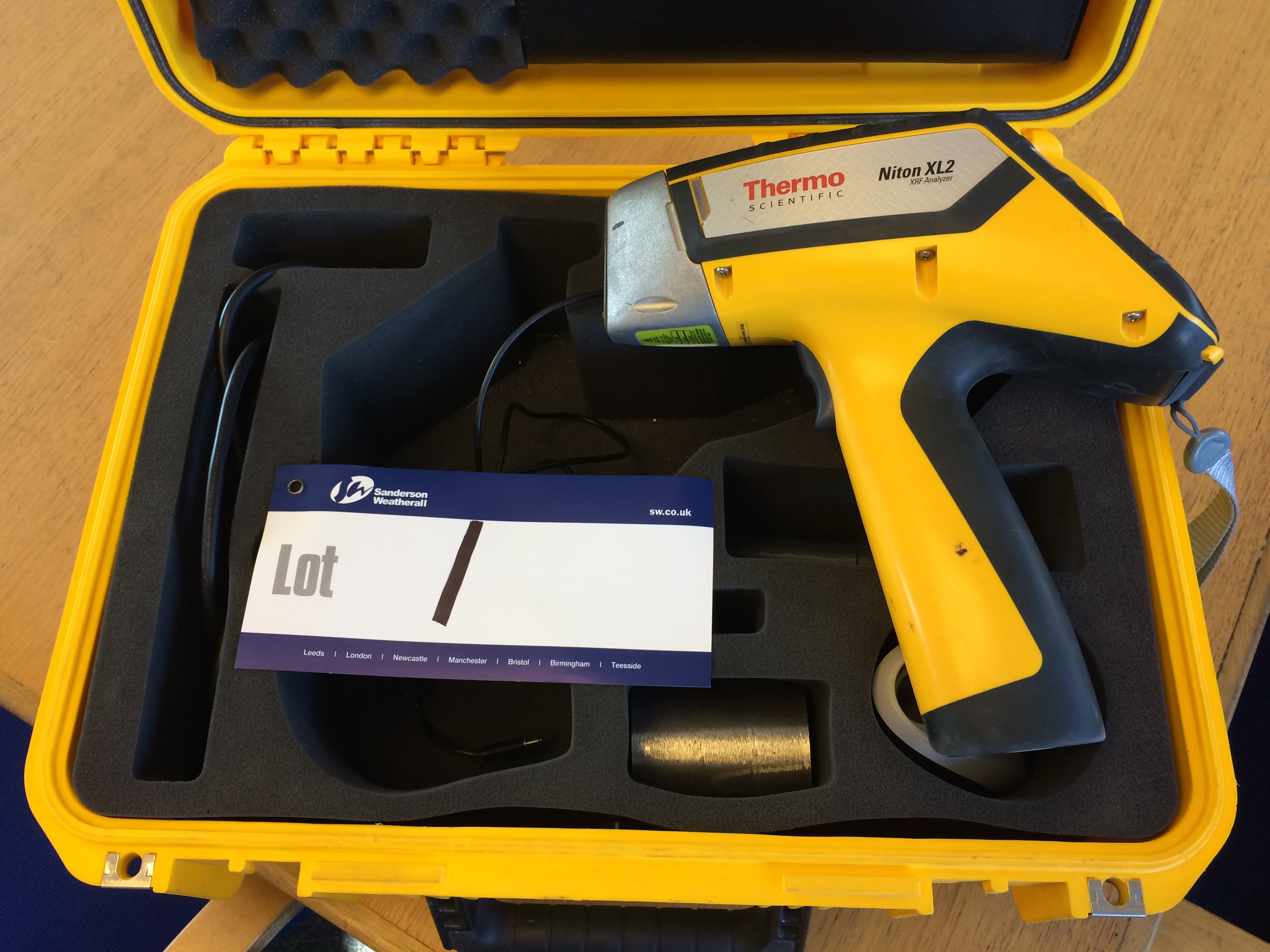 Thermo Scientific Niton XL2 800 XRF Analyser Gun, serial no. 94523 ...
