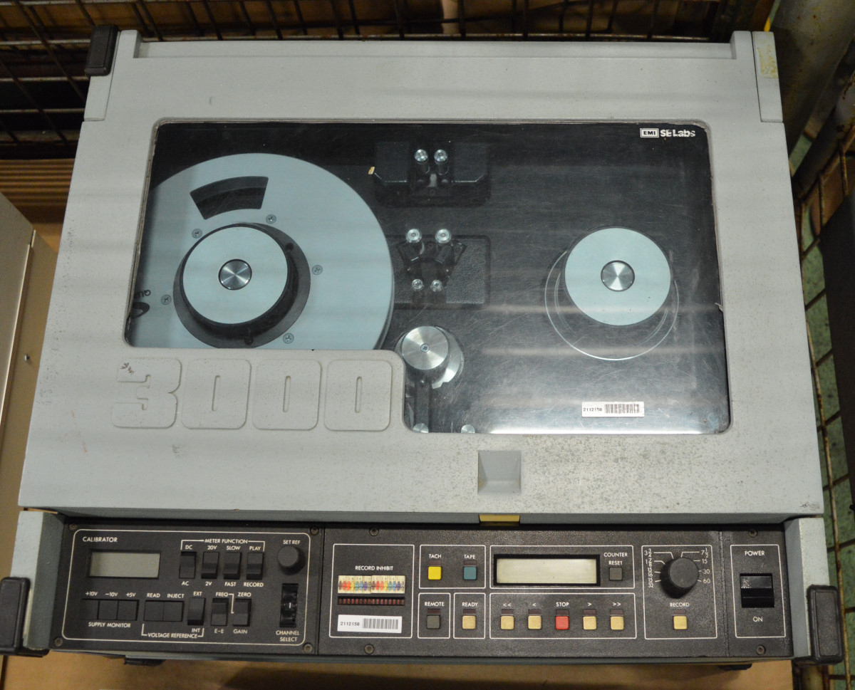 4 Track Tape Reccorder. EMI 3000 Tape Recorder. Video Display. Noise ...