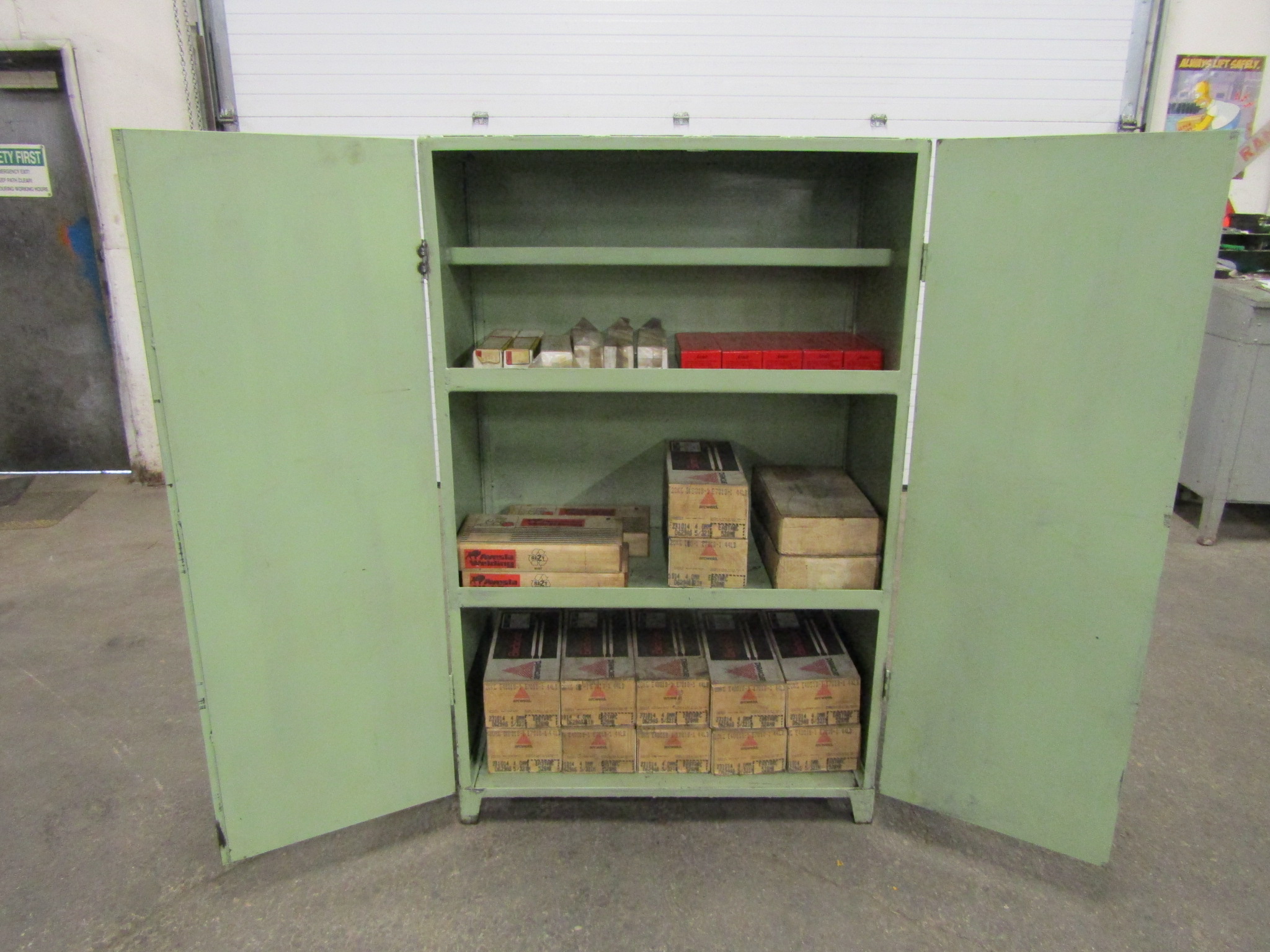 Tool Cabinet with Welding Rods
