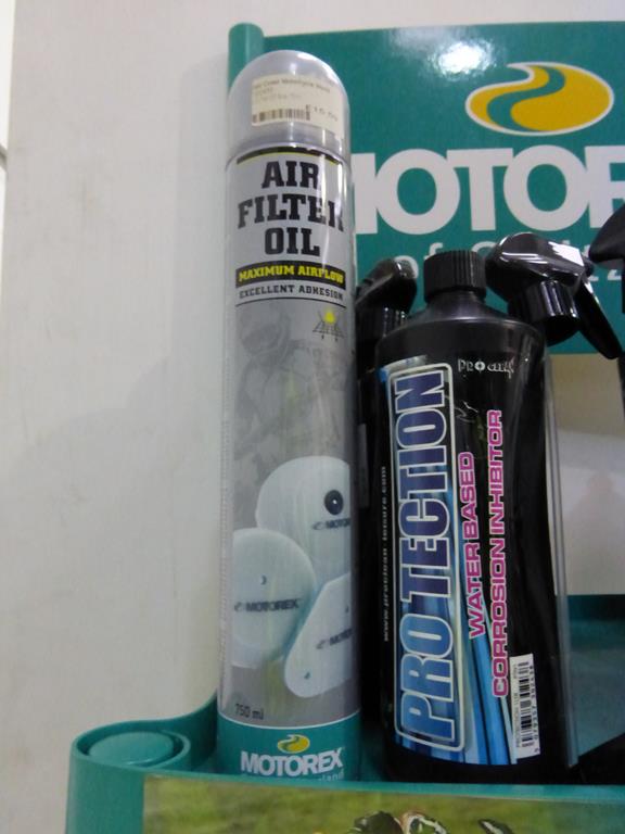 * Motorex Oil of Switzerland Stand with Four Shelves H209cm W70cm D43cm ...
