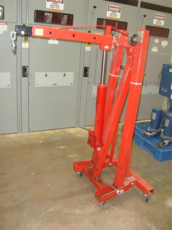 2000 lb. Capacity Mobile Boom Hoist, 500 to 2000 lb. Settings with ...