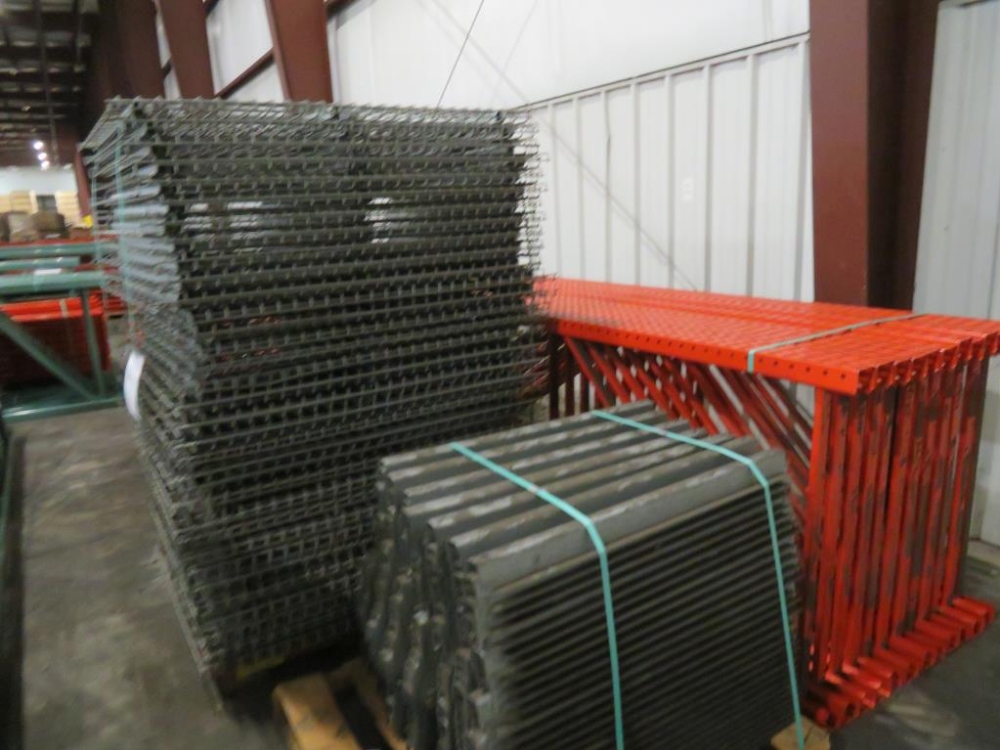 Paltier Pallet Racking 12 uprights 3"x 2 3/4", 42" wide and 18' tall ...