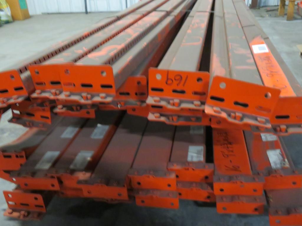 20 Interlake beams 9' x 4 3/4" x 2 3/4" banded and ready to load on flatbed