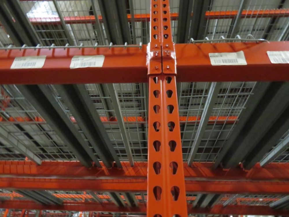 Paltier Pallet Racking 12 uprights 3"x 2 3/4", 42" wide and 18' tall ...