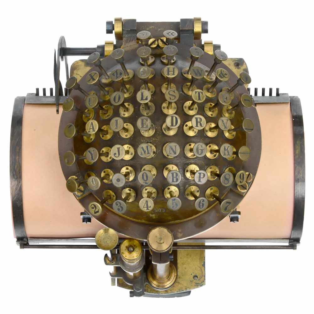 Malling-Hansen "Writing Ball", 1867The world's first commercially ...