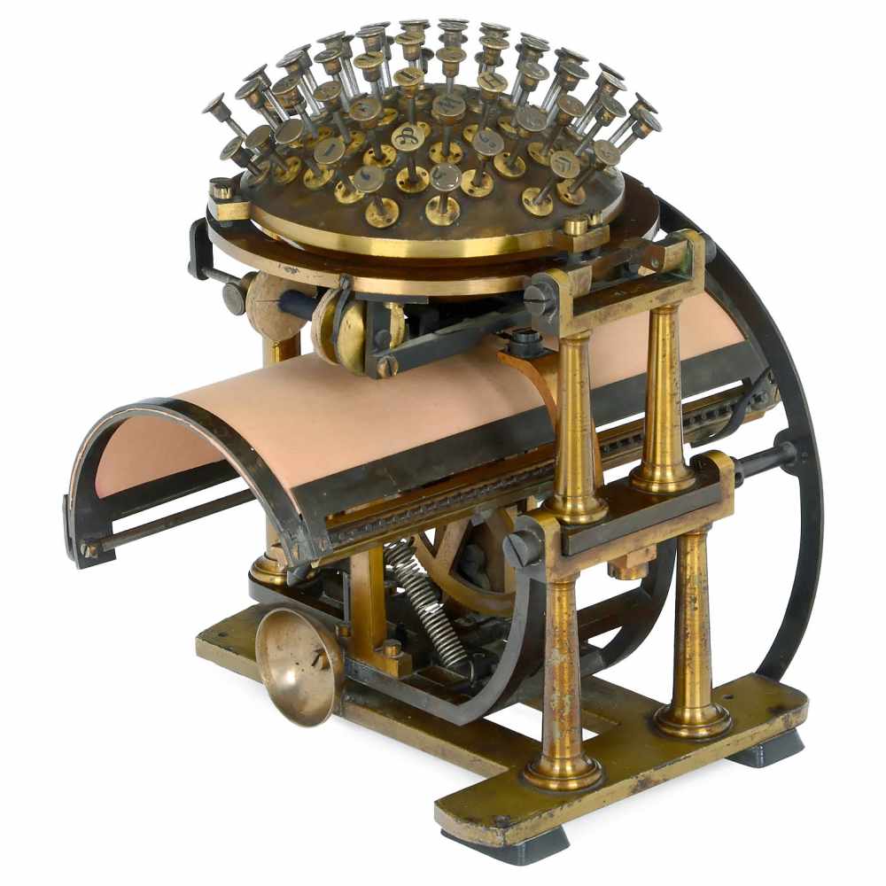 Malling-Hansen "Writing Ball", 1867The world's first commercially ...