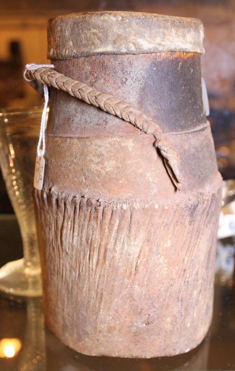 AFRICAN WATER CARRIER. African old water carrier