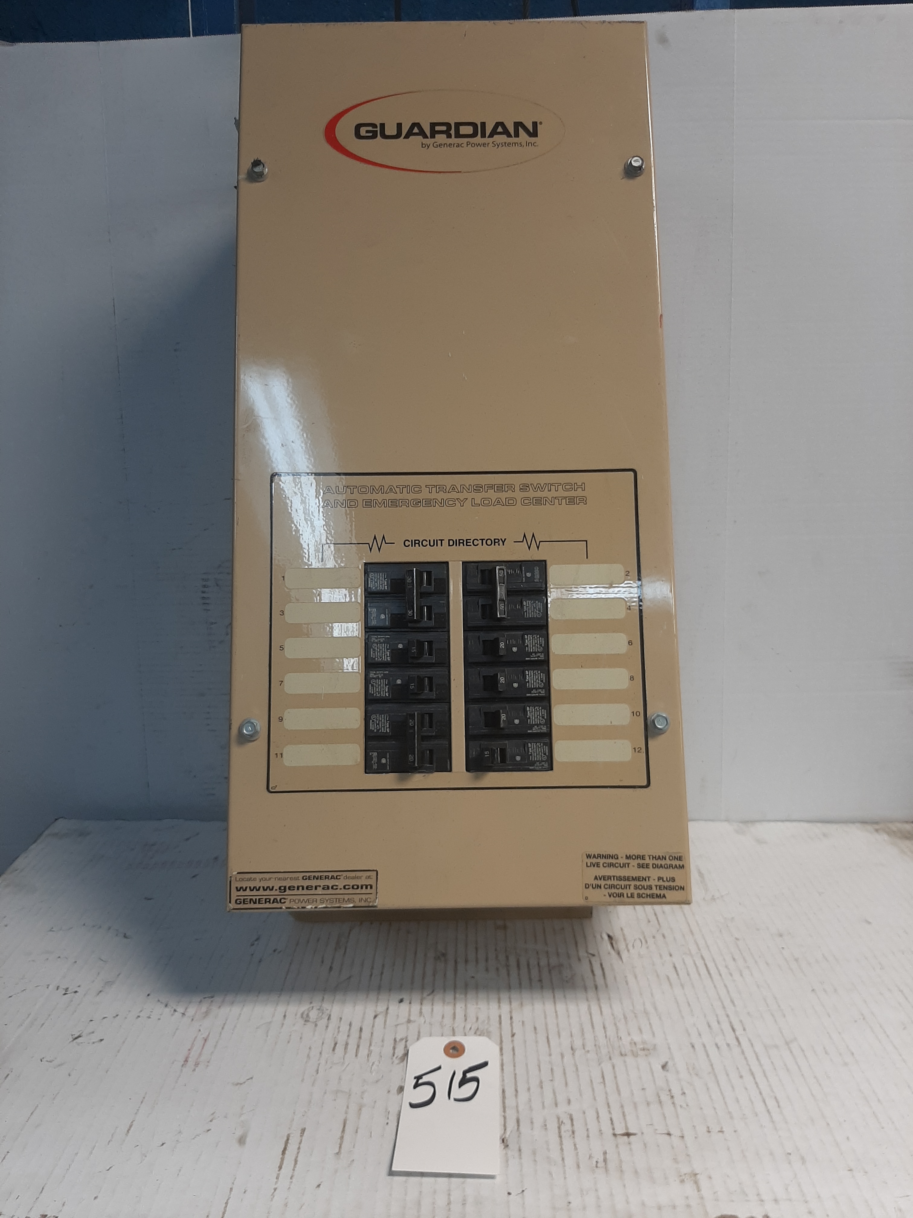 Guardian Breaker Panel