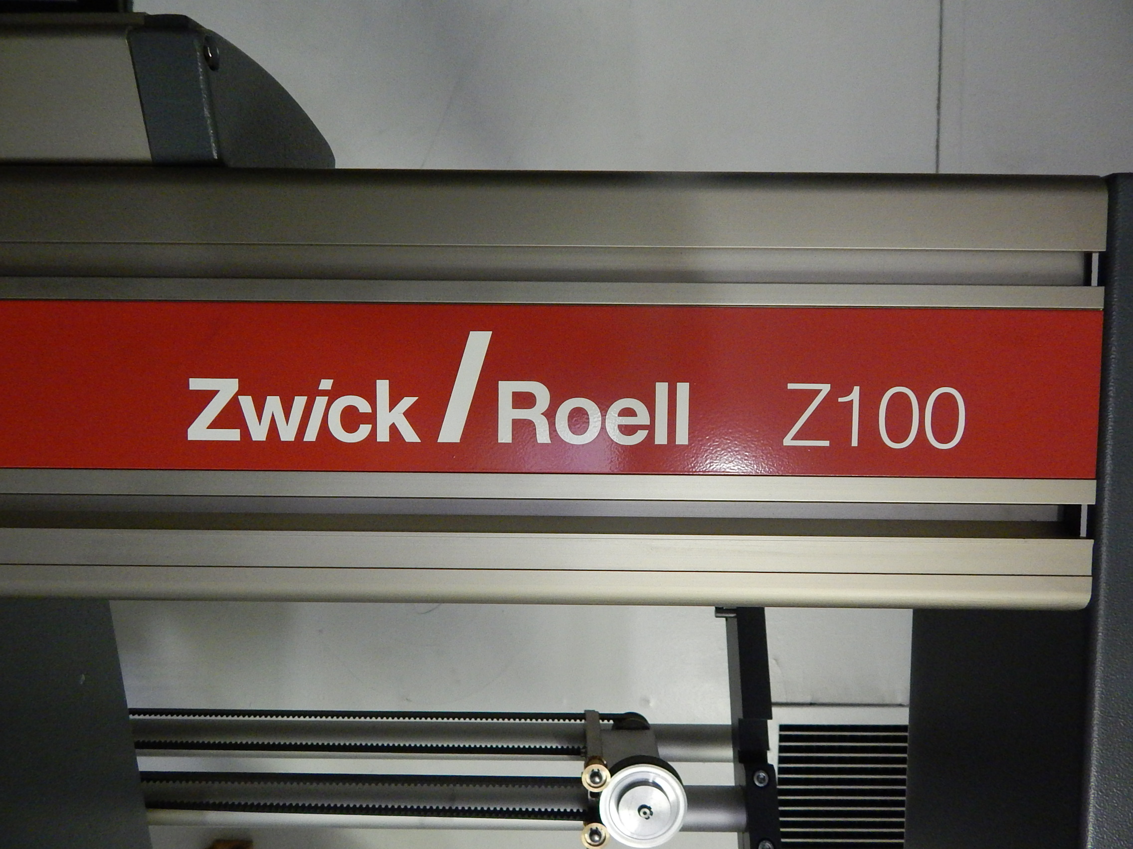 Zwick Roell Model Z100 Tensile Tester, s/n 182120, with Compaq PC and ...