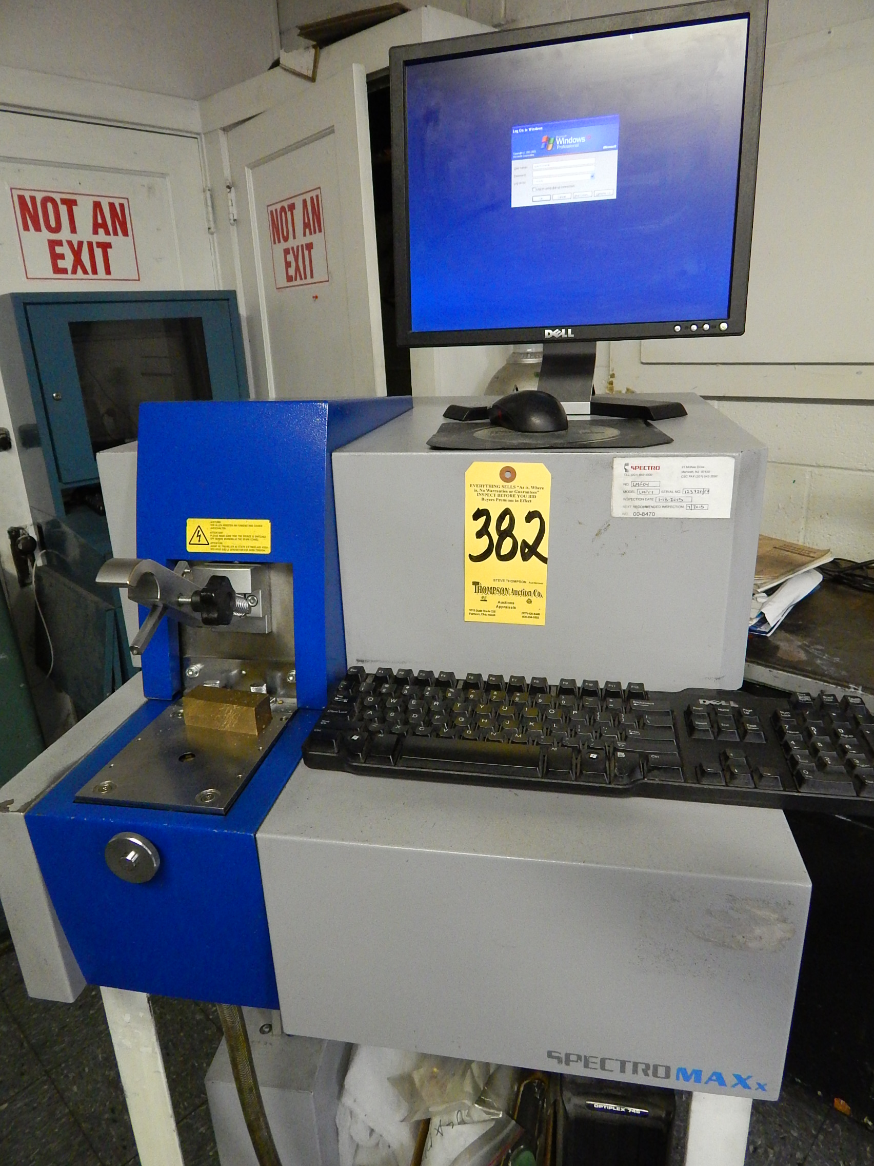 Spectro Model Spectro Maxx LMF04 Metal Analyzer, s/n 07003986, New 2007 ...