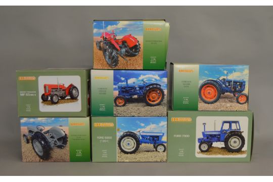 7x Universal Hobbies 1:16 scale Tractor models, all boxed.
