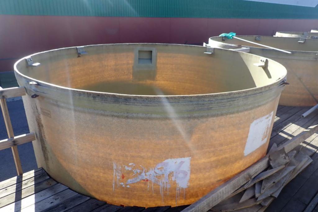 Fiberglass open top tank, 134 in. dia x 126 in. tall, Tanks O1 - O20 ...