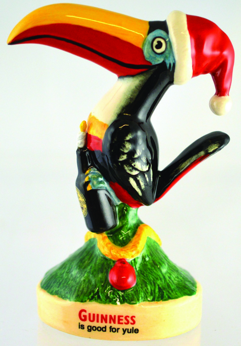 GUINNESS FIGURE. Christmas Toucan, 5.75ins tall, Royal Doulton limited ...