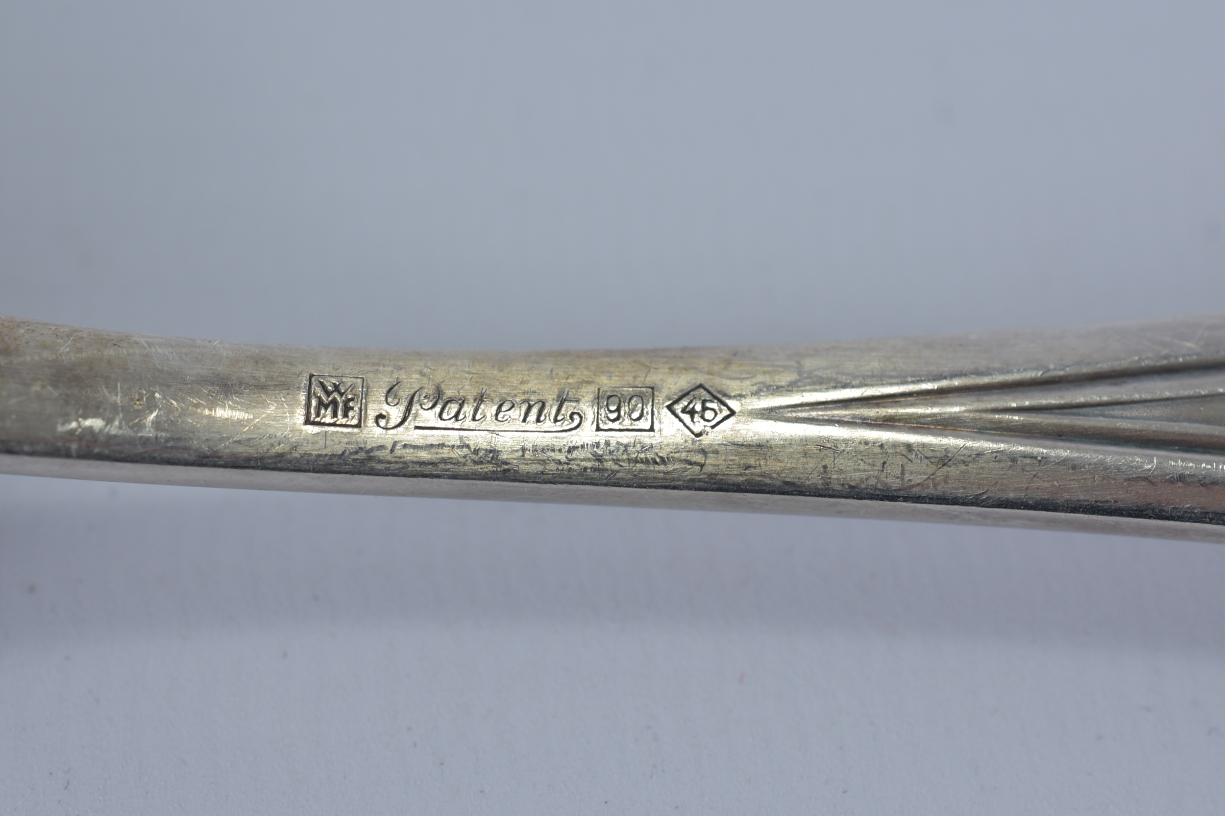 Collection of WMF Silver Plate Cutlery stamped 90 - 45, six piece ...