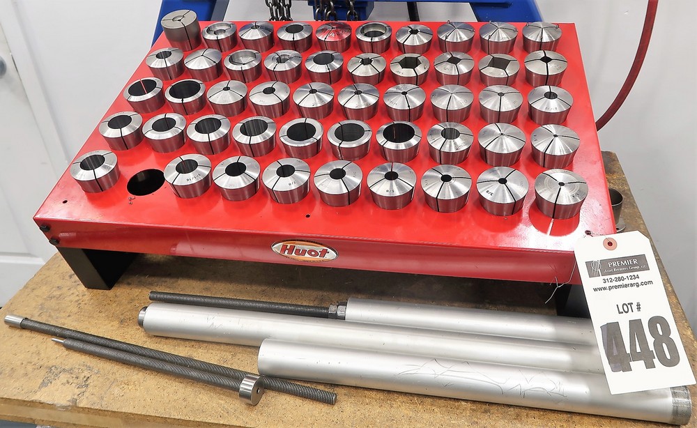 ASSORTED SET OF 16C COLLETS & RACK -Location: Gaithersburg, Maryland