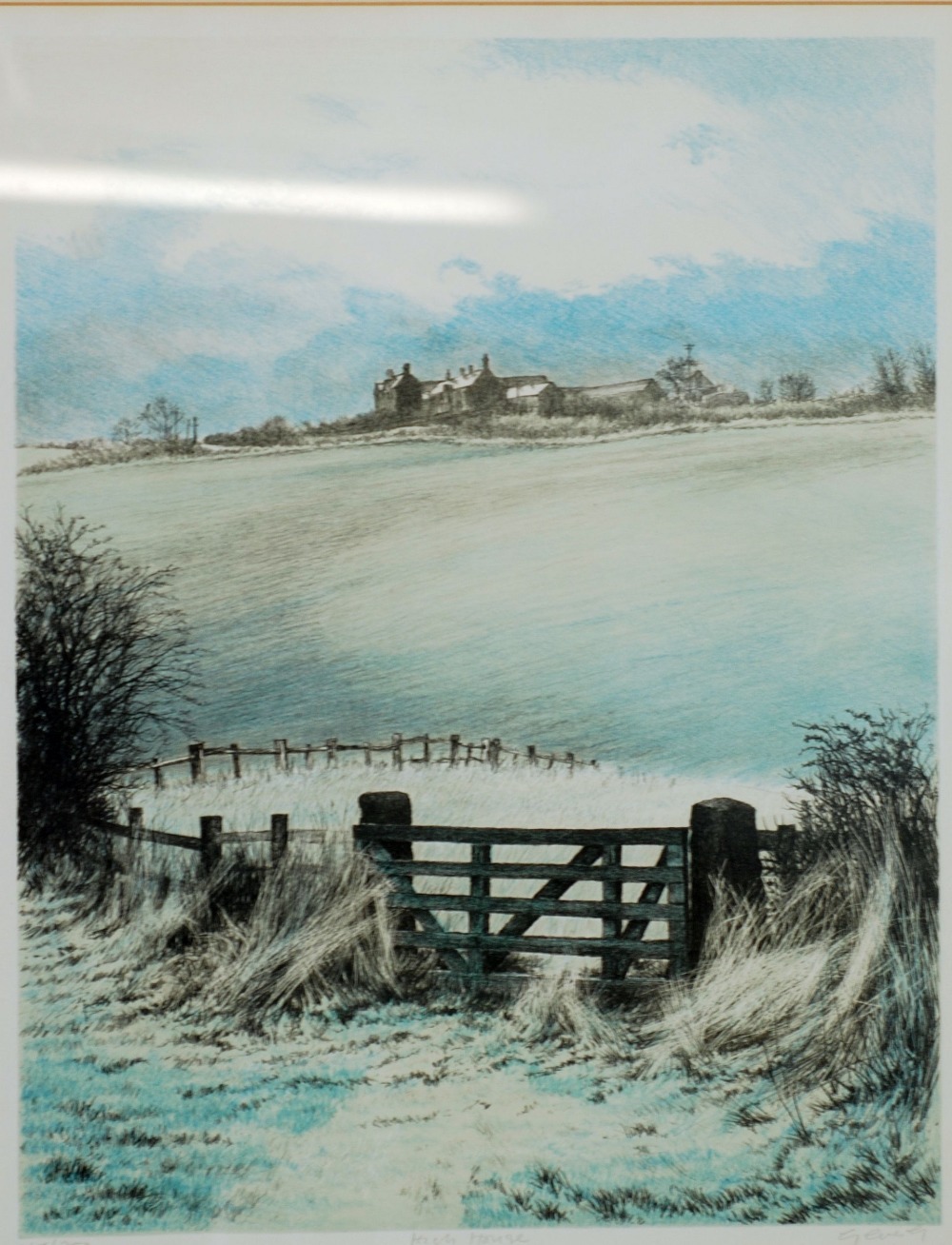 GEORGE GUEST ARTIST SIGNED LIMITED EDITION CHROMOLITHOGRAPH "Winter ...