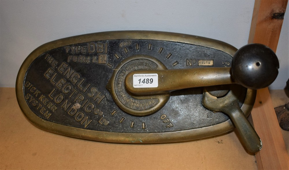 A Dick Kerr system tram controller, type DBI form K, The English ...