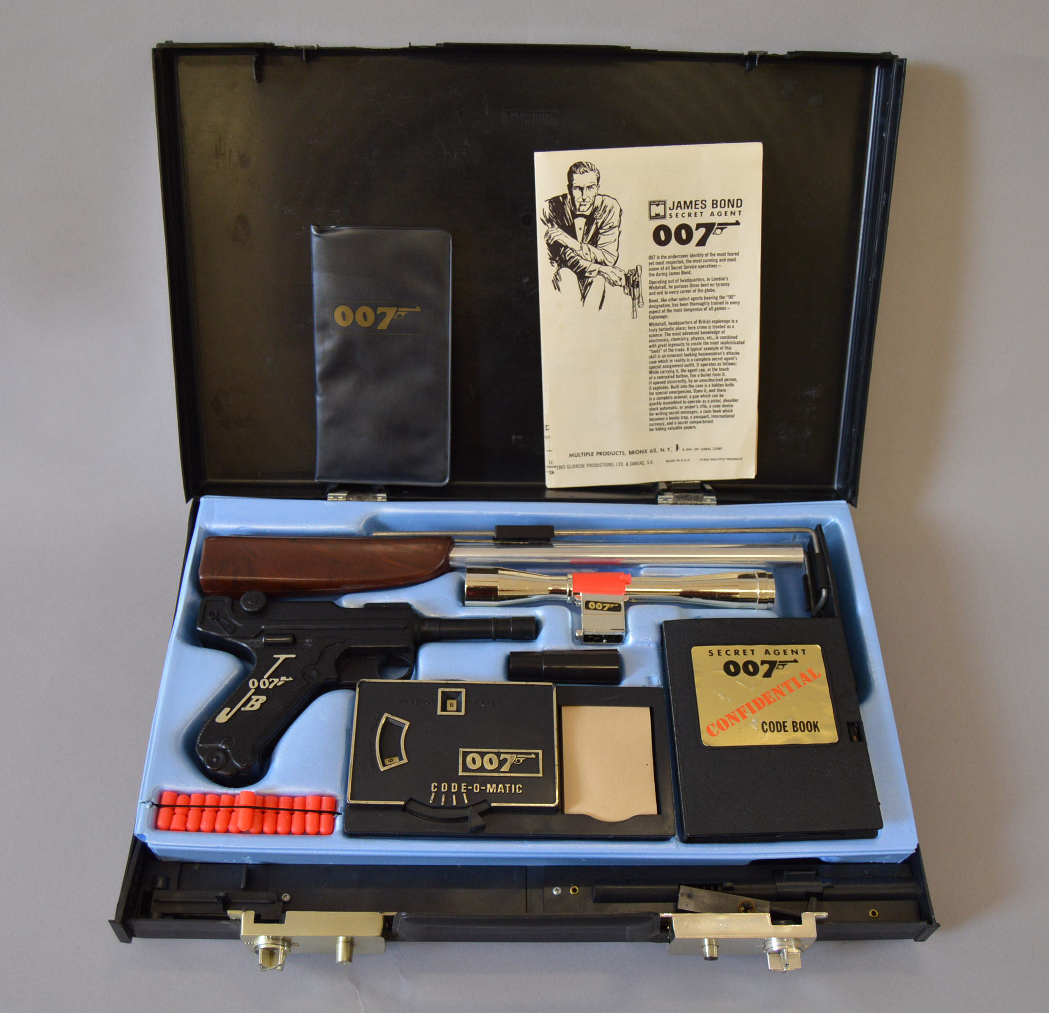 James Bond 007. An unboxed 'James Bond 007 Attache Case'. manufactured ...
