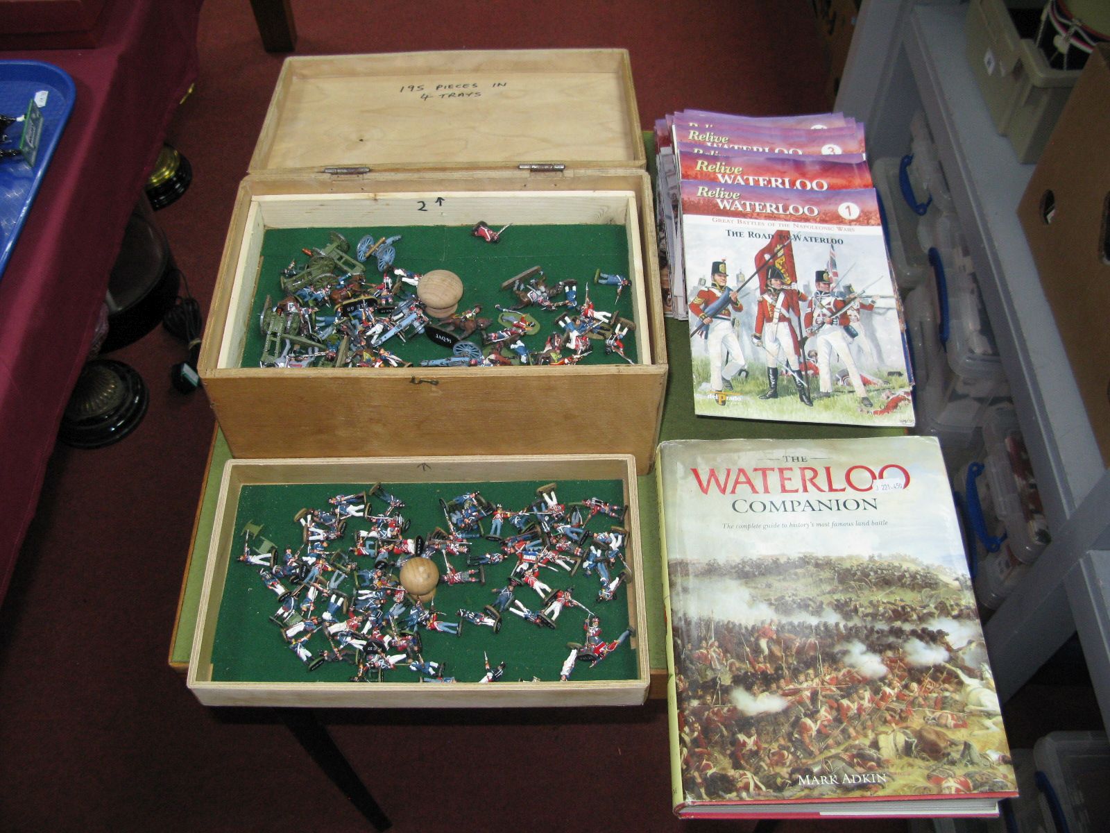 A Quantity of Del Prado 'Relive Waterloo' Military Figures, including ...