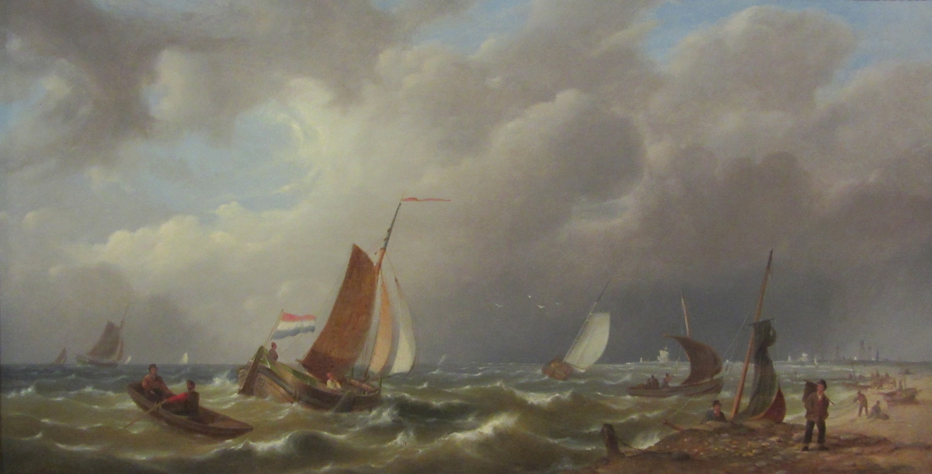 Circle of Henry Redmore (1820-1887): Shipping off the Coast, oil on ...