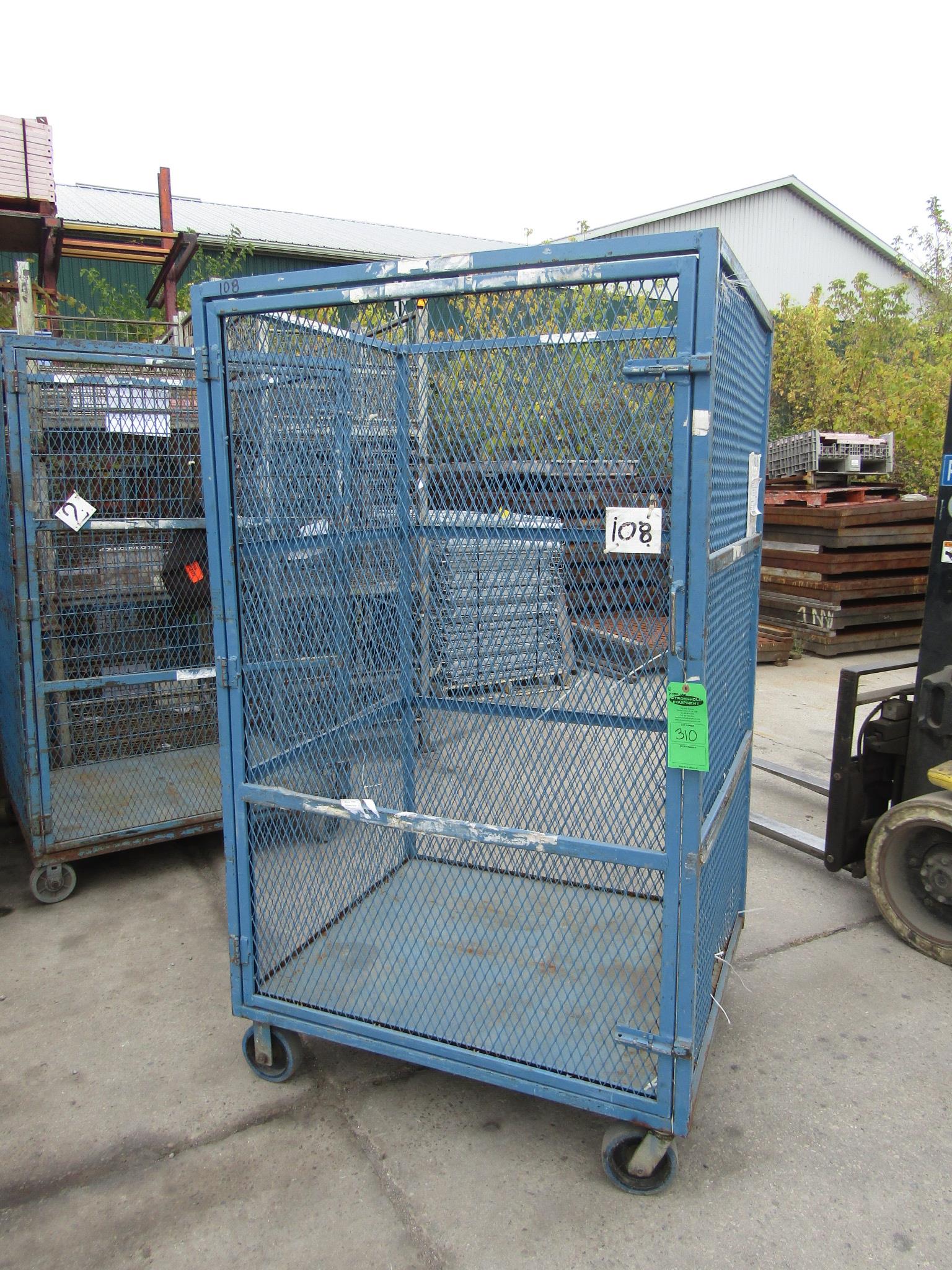 Propane Tank Safety Cage on Wheels
