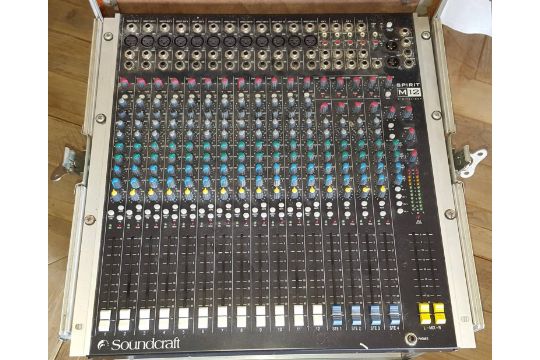 Soundcraft Spirit M12 mixer, Behringer Composer Pro, Behringer ...