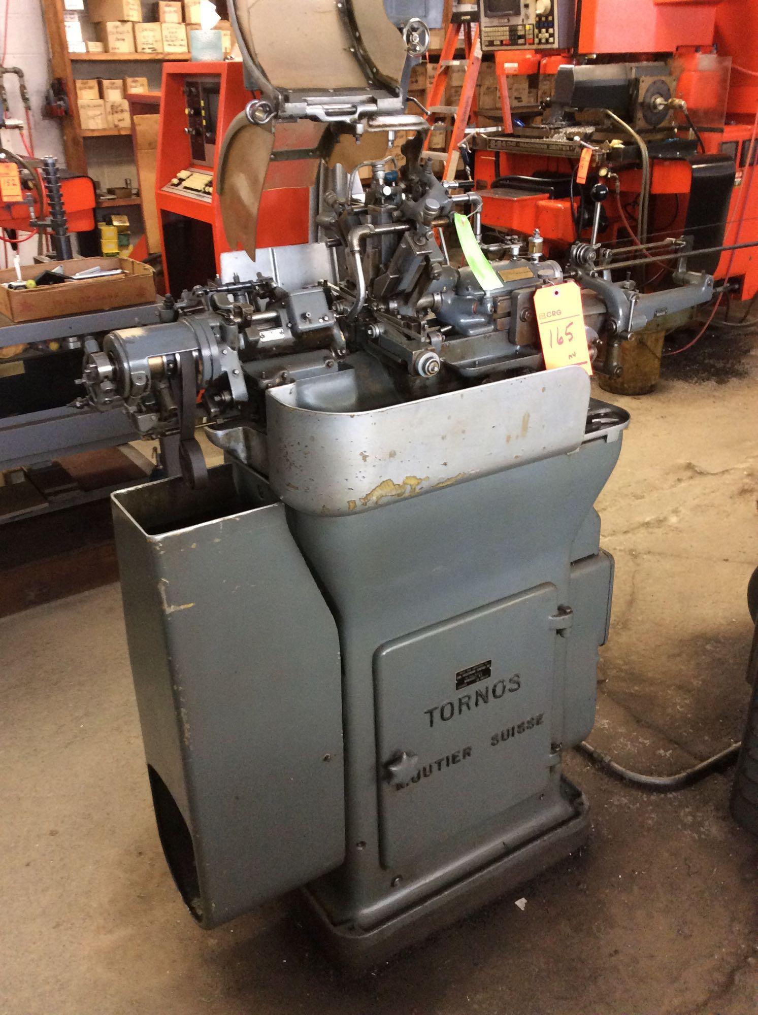 Tornos Moutier Suisse automatic screw machine, mn M4, sn 24140, spindle ...