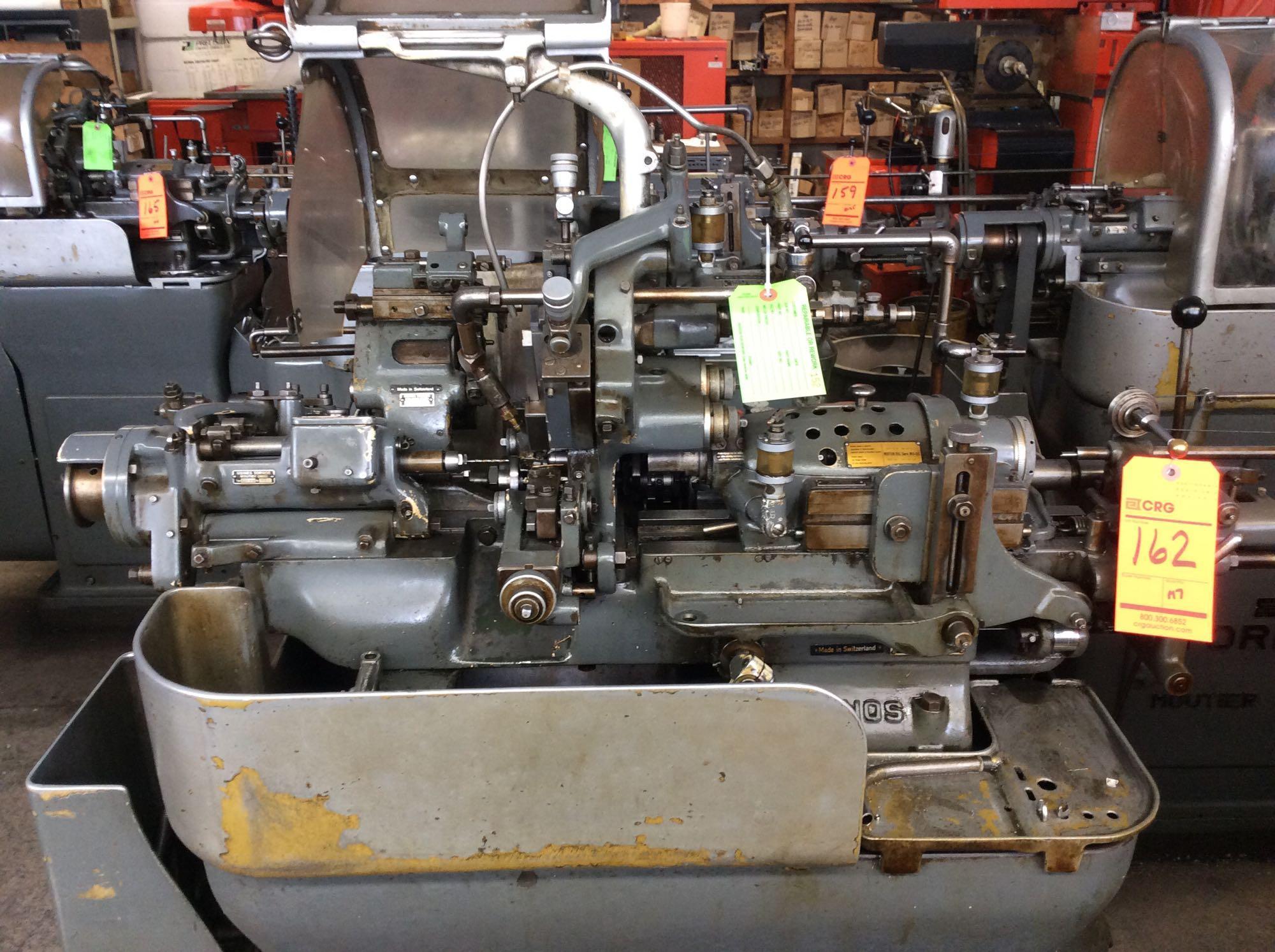 Tornos Moutier Suisse automatic screw machine, mn R7, sn 75943, spindle ...