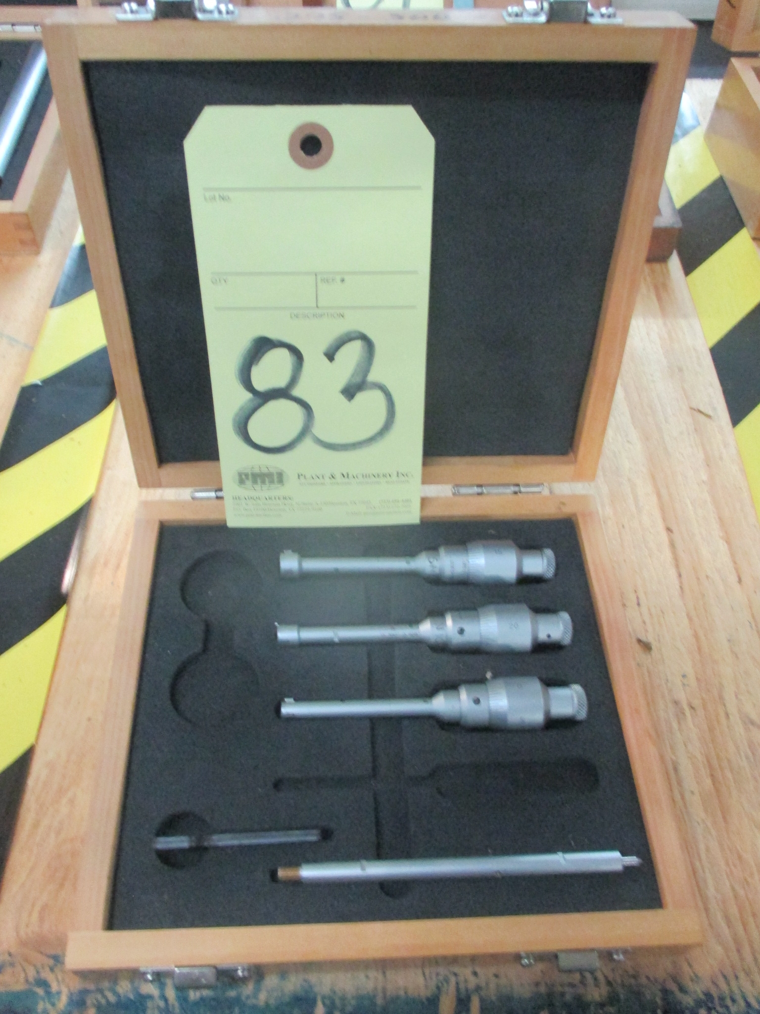 TRI MICROMETER SET, .275 to .500