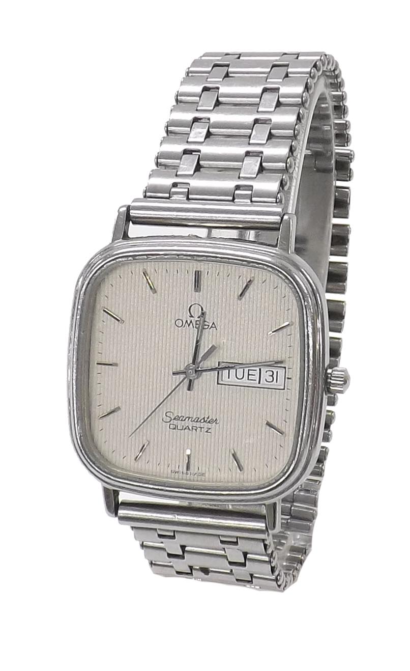 Omega Seamaster Quartz square cased stainless steel gentleman's ...
