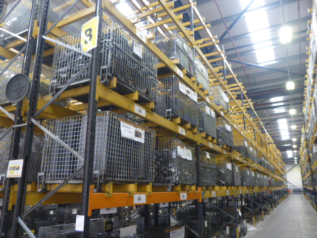 Link 51 Pallet Racking - 18 bay - 19 uprights 6000 mm x 1100 mm - 72 ...