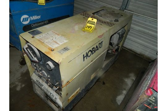 HOBART CHAMPION 16 WELDER GENERATOR, ONAN 16-HP GAS ENGINE