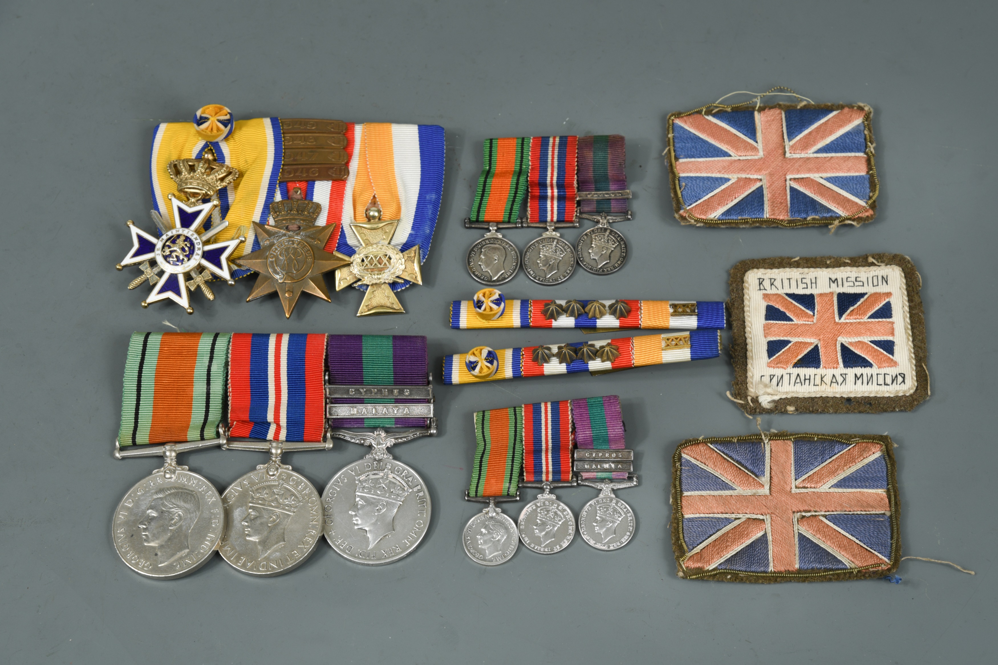 A trio of Second World War medals, in - Cheffins Fine Art