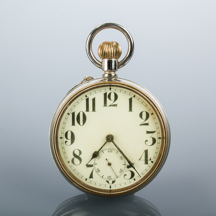 EARLY TWENTIETH CENTURY GENTLEMAN'S ARGENTAN DEPOSE GOLIATH POCKET ...