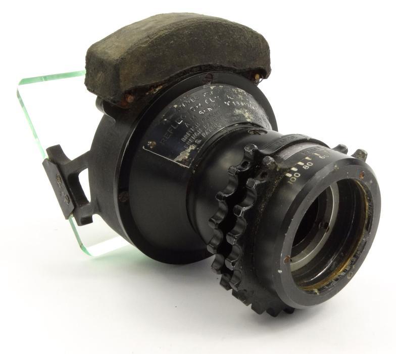 Military interest cased World War II Spitfire reflector gun aiming ...