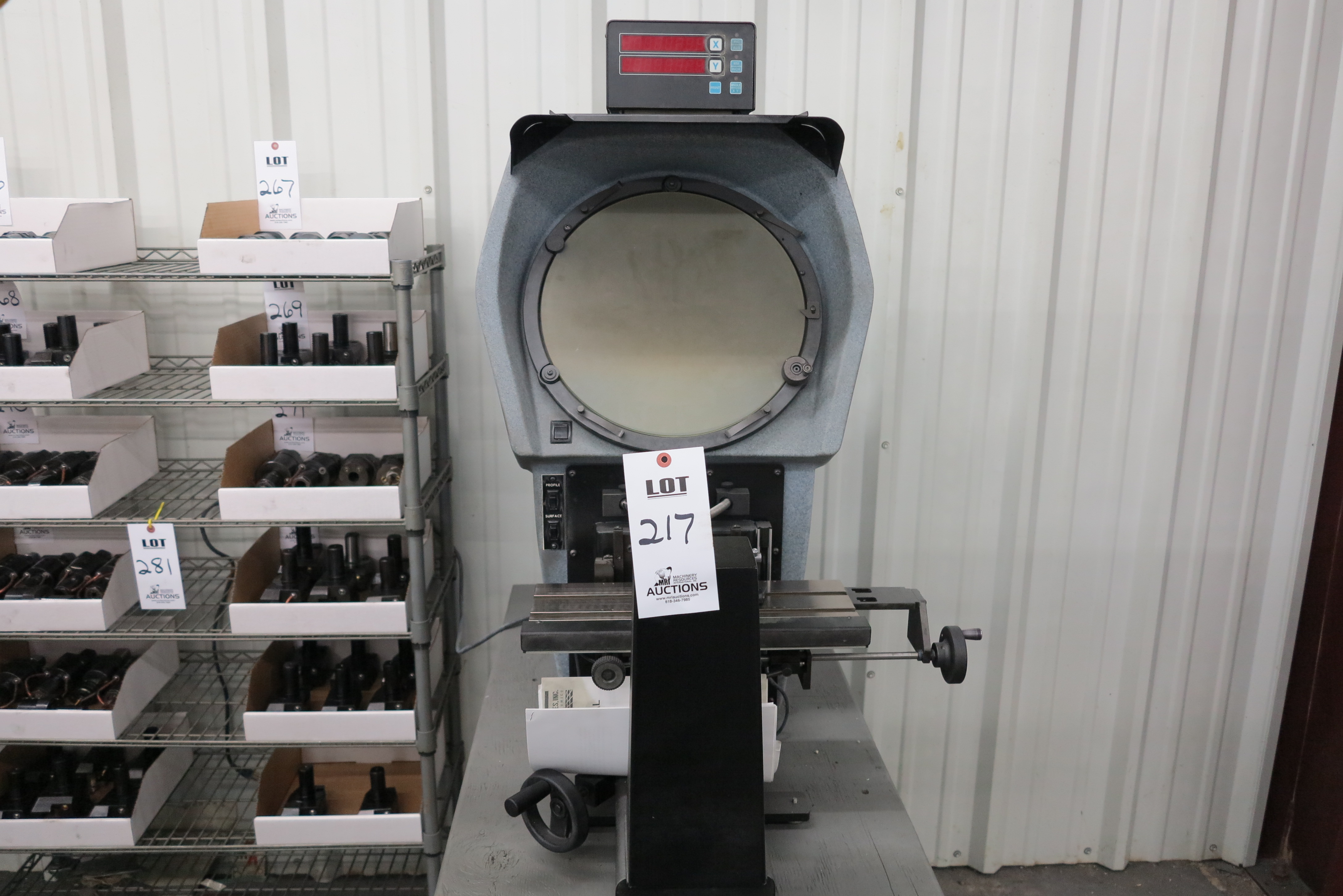 ST INDUSTRIES 14 INCH HORIZONTAL BEAM OPTICAL COMPARATOR SERIES 20 3500 ...