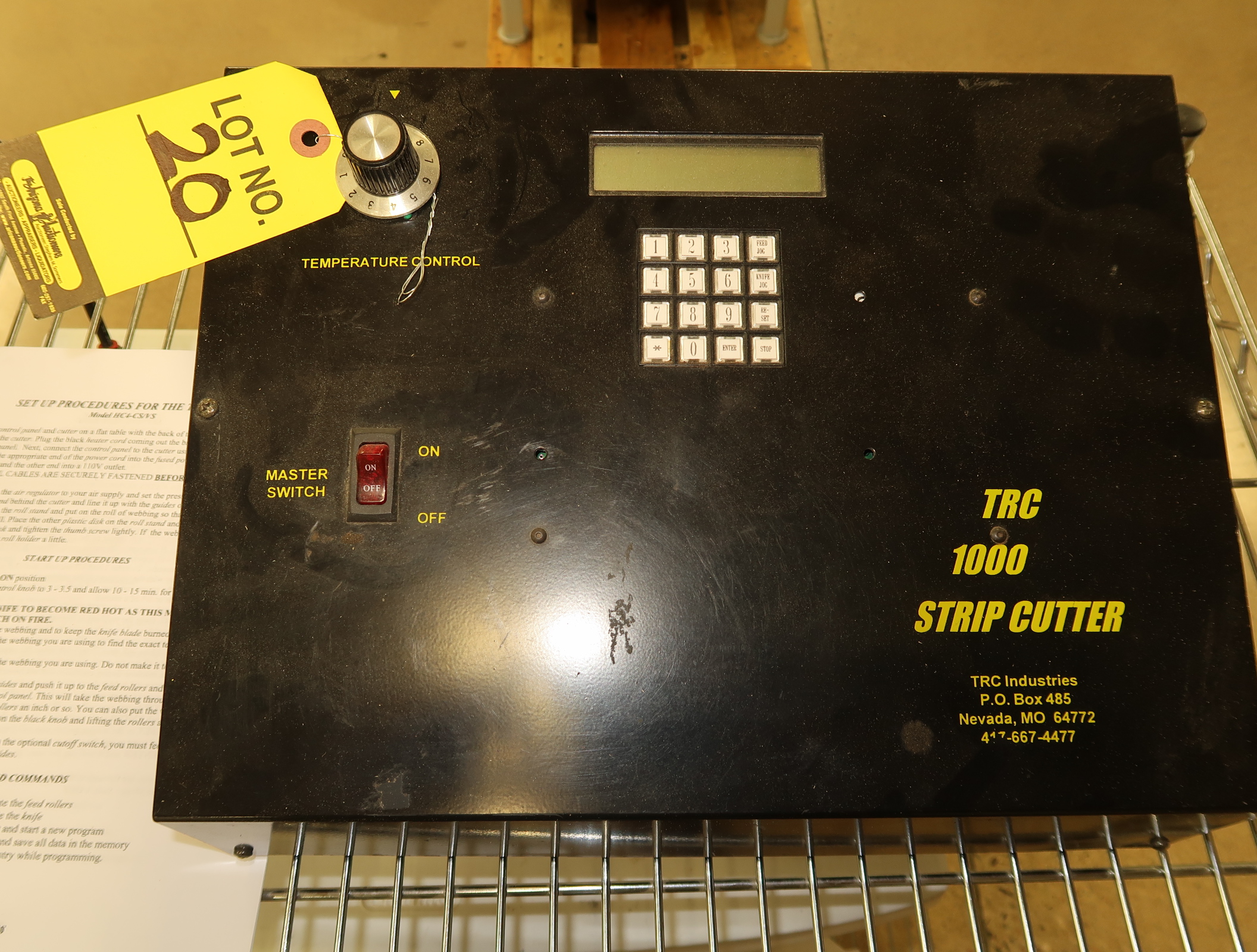 TRC 1000 HC4 CS/VS STRIP CUTTER