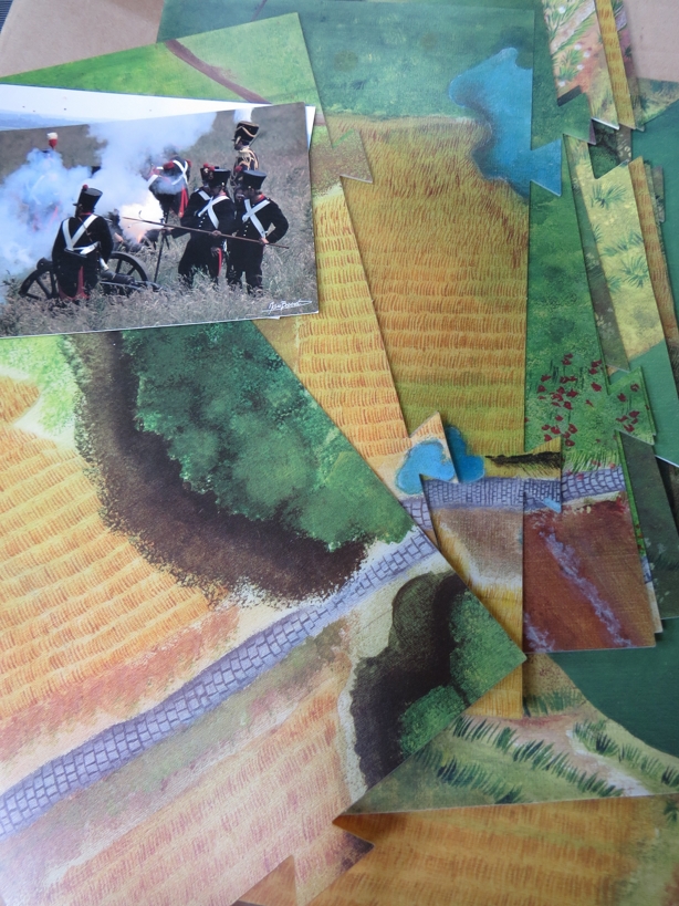 A Del Prado "Relive Waterloo" diorama of the battle including an ...