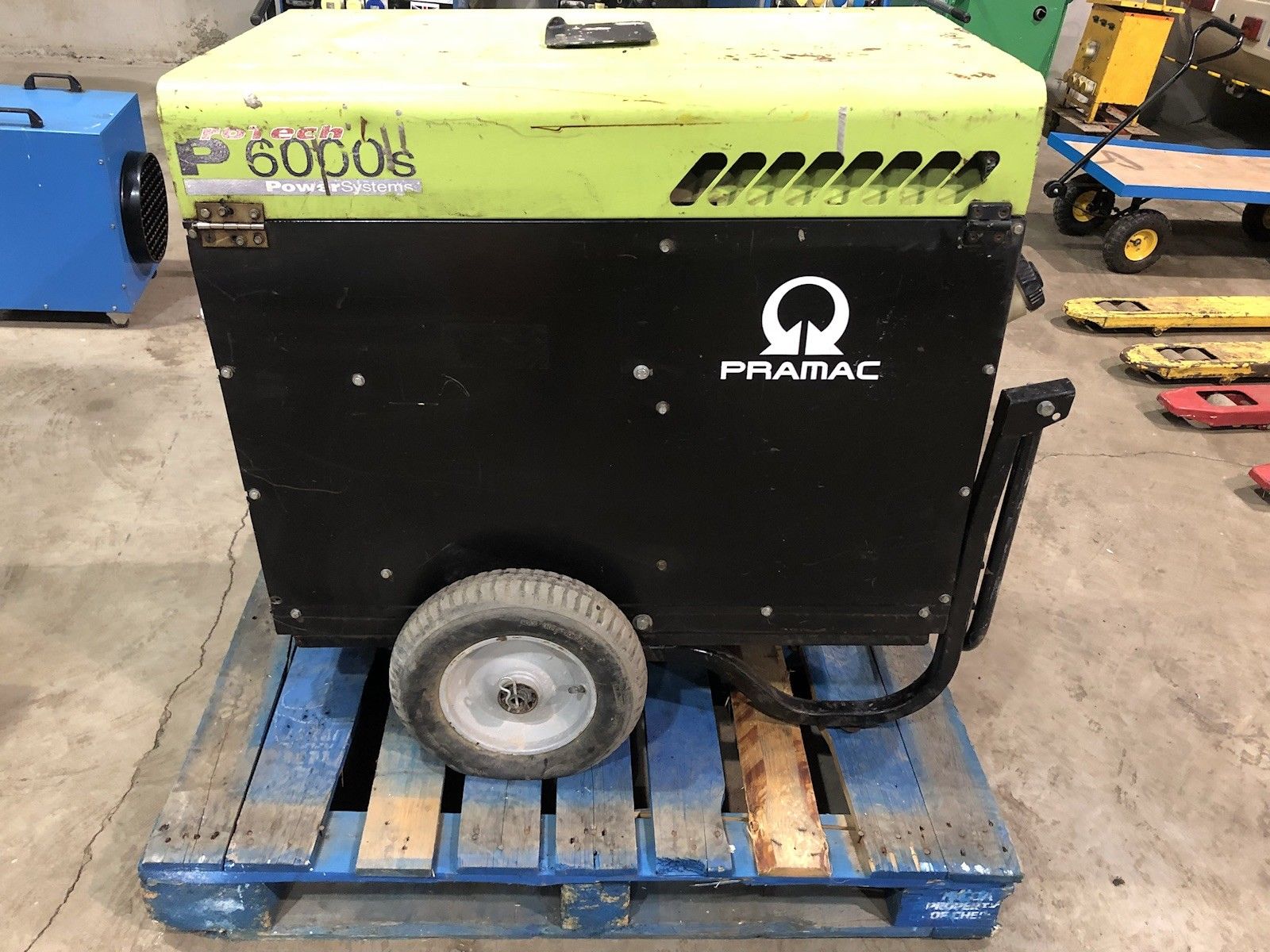 PRAMAC P6000 Diesel Generator 6 kva Starts and makes power fine NO VAT ...