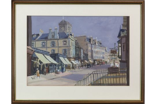 ANDREW P NEILSON (SCOTTISH 1920 - 2004), NETHERGATE, DUNDEE watercolour ...