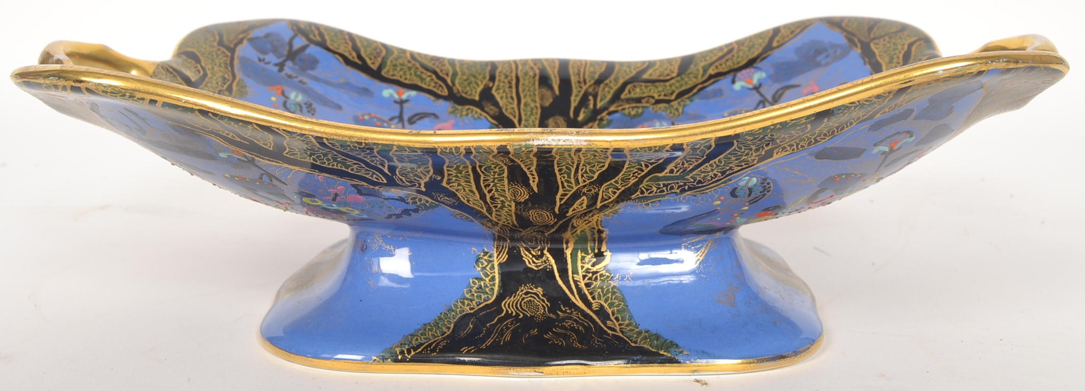 A vintage Wilton Ware of Stoke On Trent hand painted coloured twin ...