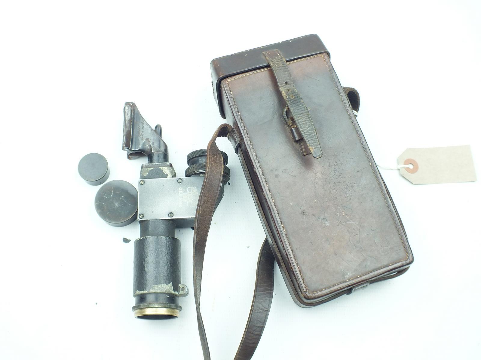 A First War period Carl Zeiss G.Z.III prismatic rifle scope, serial no ...