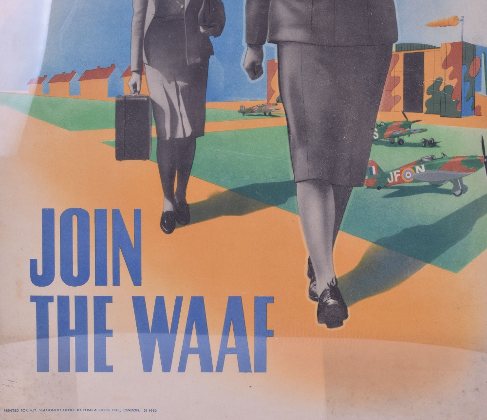 WW2 Recruiting Poster – “Take The Road To Victory – Join The WAAF”, to ...