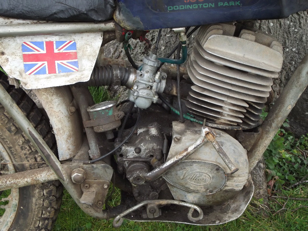 A 1967 Cheetah Villiers 37A 248cc trials, registration number GFX 705E ...
