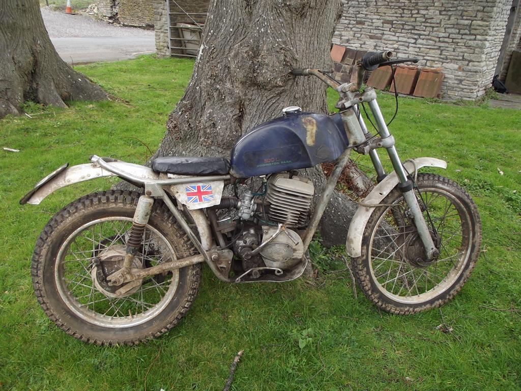 A 1967 Cheetah Villiers 37A 248cc trials, registration number GFX 705E ...